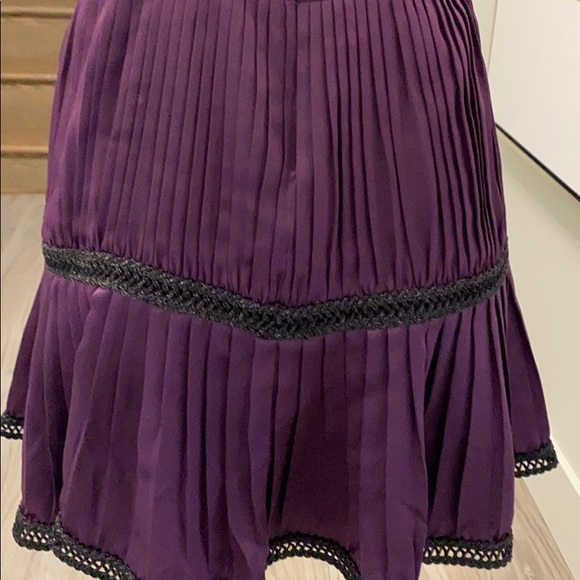 What Goes Around Comes Around | Dresses | Purple Silk Dress With Micro ...